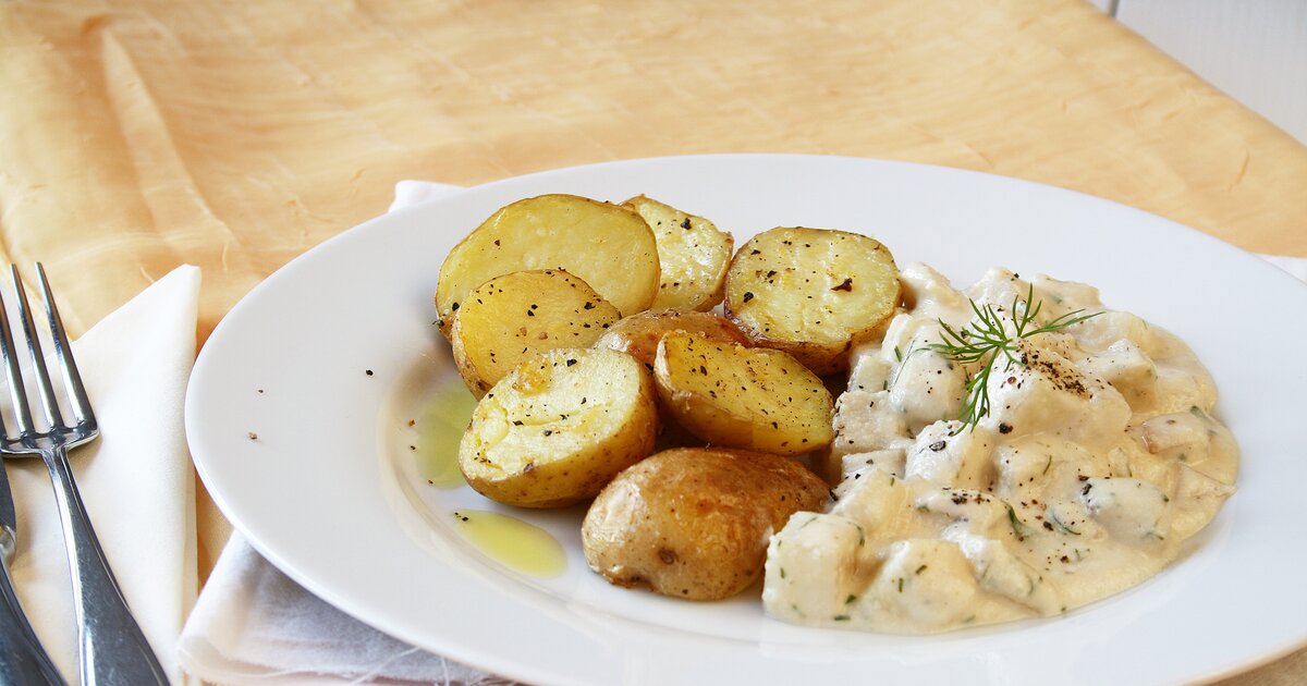 Kohlrabi in heller Soße zu Kartoffeln – geht einfach immer!
